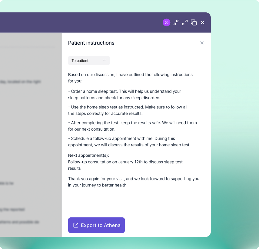 Nabla · athenahealth Integration